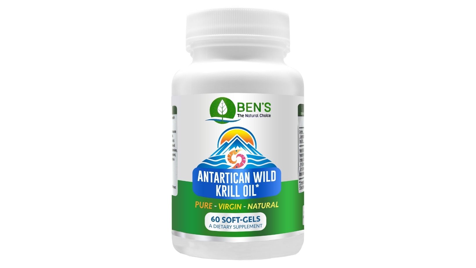 Pure Krill Oil Supplement: Ben's Wild Antarctic Krill Oil